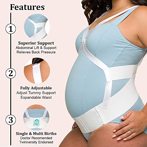 It's You Babe Best Cradle-Medium | Medical Grade Adjustable Prenatal Cradle | Maternity Baby Belly Band Support Belt | Award Winning, Medium