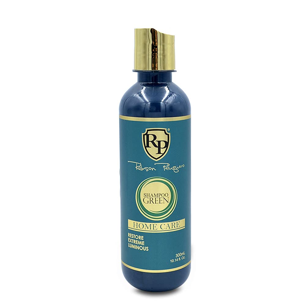 Robson Peluquero Kit Green Home Care Rp Restorer Extreme Luminous Shampoo 2x300ml/2x10.14 fl.oz