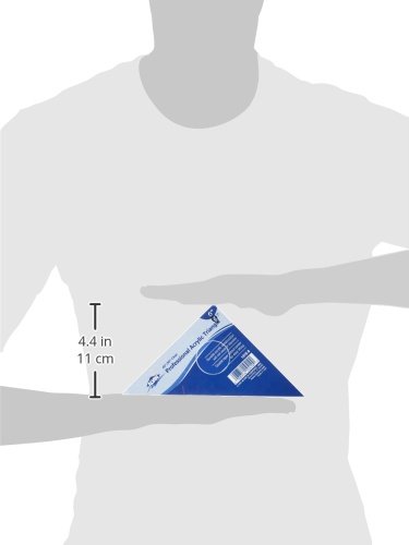 ALVIN - 4 inches Clear Professional Acrylic Triangle Ruler 45/90 Degrees, Multipurpose Tool for Drafting, Design, and Architecture, Great for Machining and Woodworking