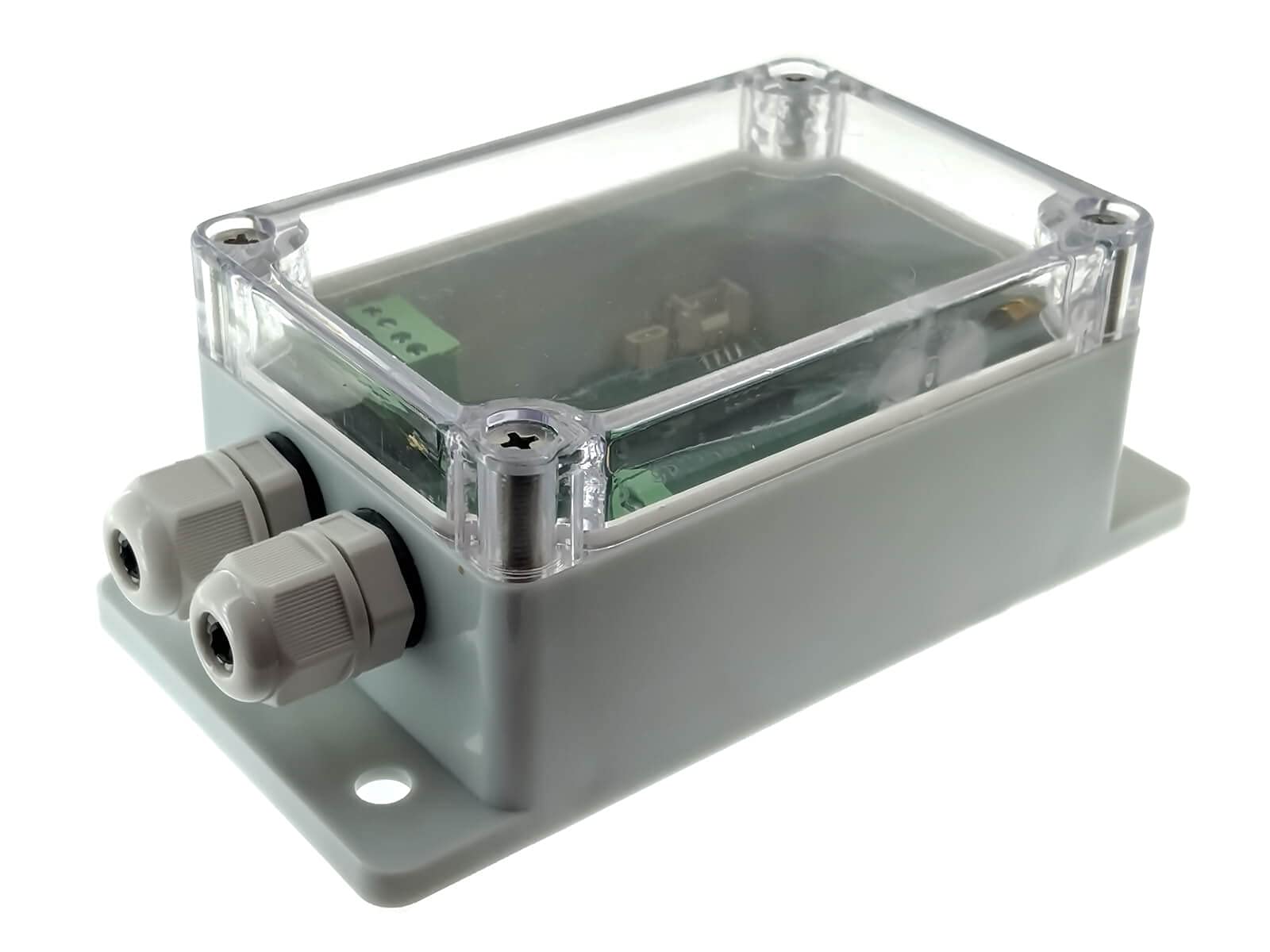 qBox AMC DIY IOT Enclosure Kit (One SMA), IOT Enclosure for Arduino MKR ESP32 Cellular LoRa WiFi Board, Waterproof IP65 Enclosure with Glands, prototyping PCB, connectors Set and SMA
