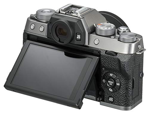 Fujifilm X-T100 Mirrorless Digital Camera w/XC15-45mmF3.5-5.6 OIS PZ Lens - Dark Silver (Renewed)