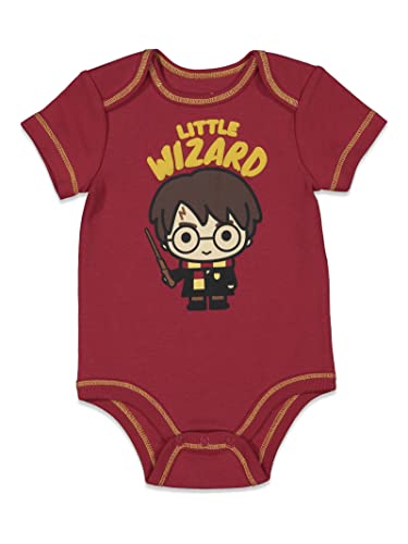 Harry Potter Infant Baby Boys 3 Pack Short Sleeve Bodysuits Multicolored 24 Months