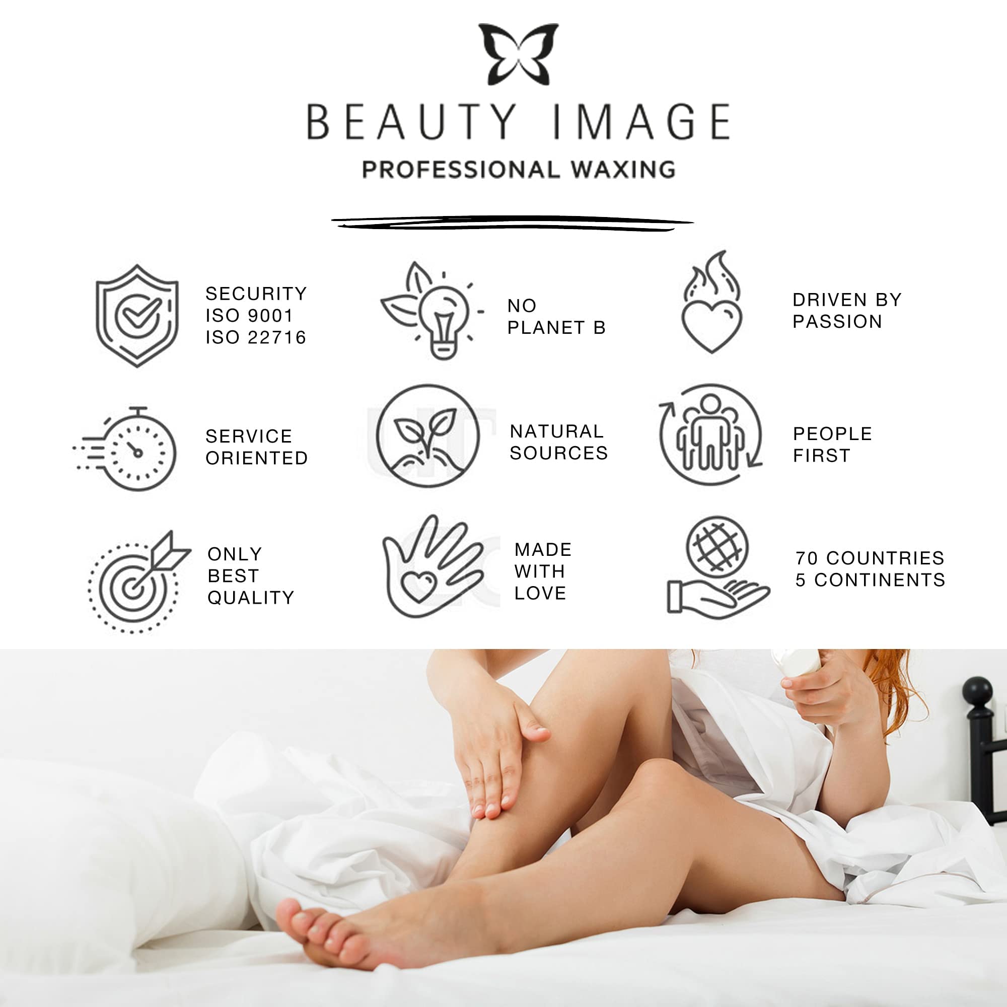 Beauty Image Cotton Hot Wax Finewax 1Kg