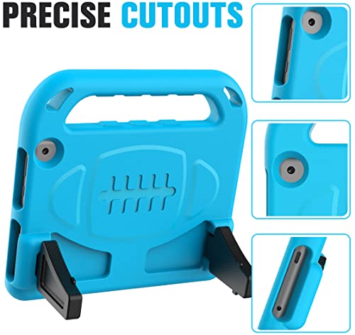 LEDNICEKER Kids Case for All-New Fire HD 8 & Plus 2020 & 2022- Lightweight Shockproof Handle with Stand Kid-Proof Case for Amazon Fire HD 8 inch Tablets (2022/2020 Release) - Blue