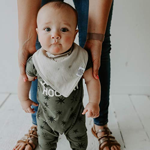 Parker Baby Bandana Drool Bibs β 8 Pack Baby Bibs for Boys, Girls, Unisex -"The Basics Set"