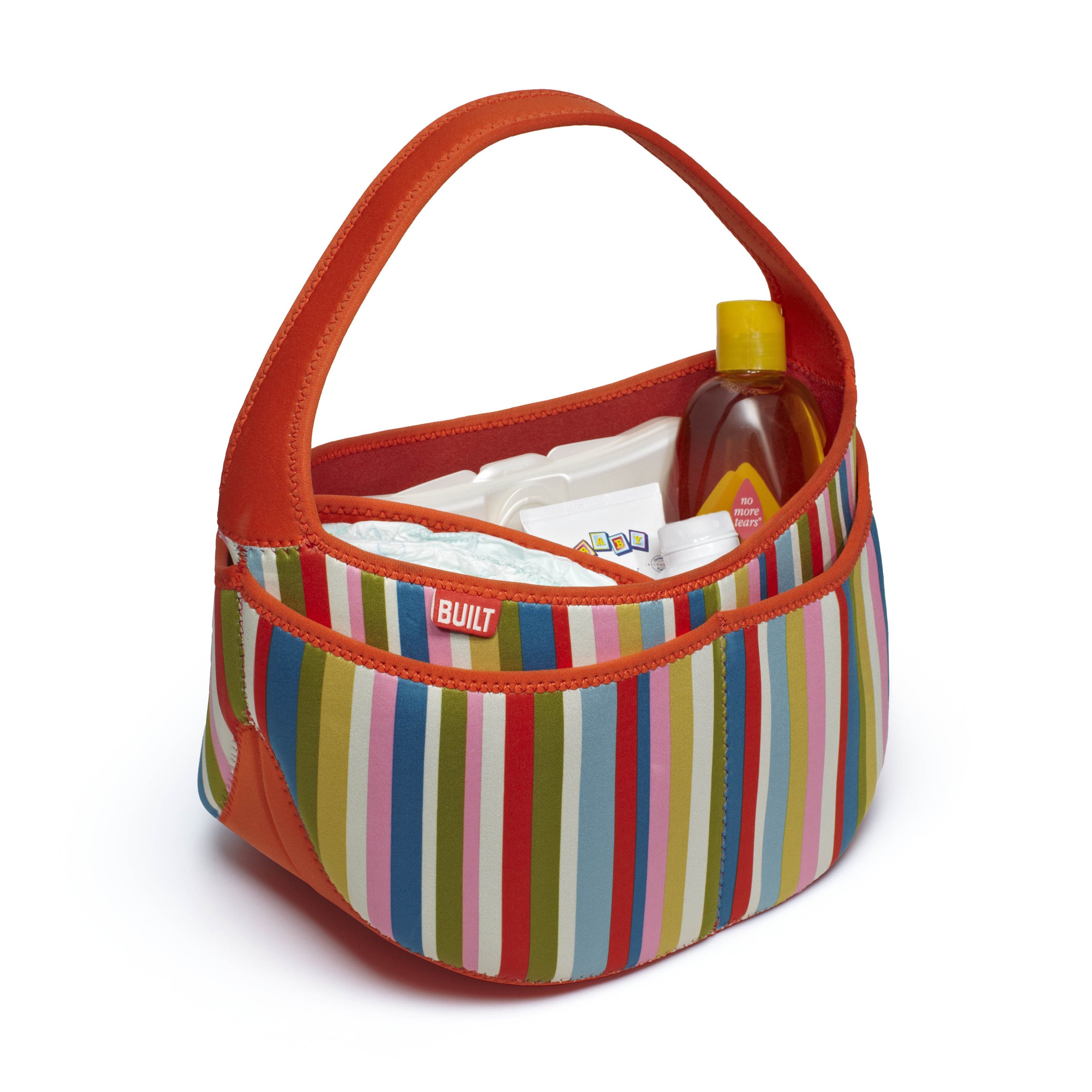 Built Baby Buddy Essentials Caddy, in Baby Pink Mini Dots