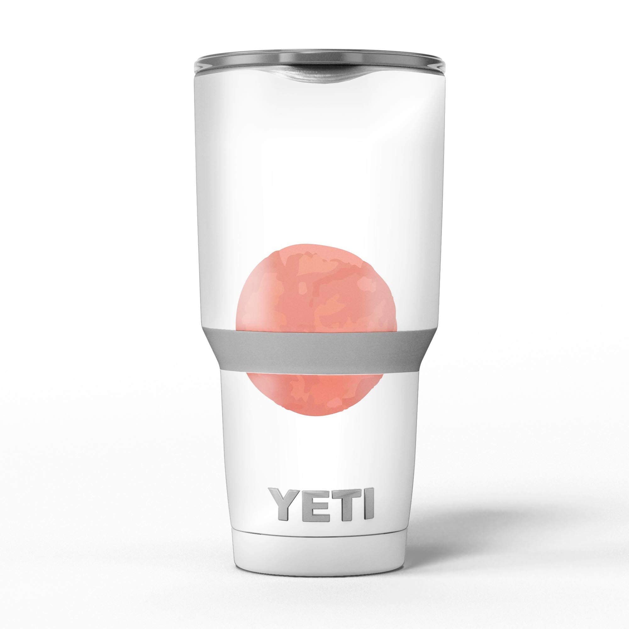 Design Skinz The Red and White Polka Dot Pattern - Skin Decal Vinyl Wrap Kit Compatible with The Yeti Rambler Cooler Tumbler Cups
