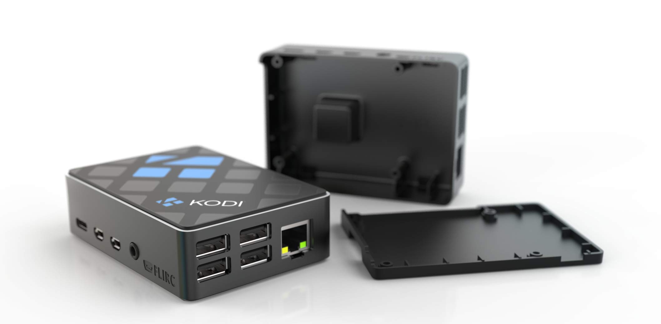 Flirc Raspberry Pi 4 Case (Kodi Edition)