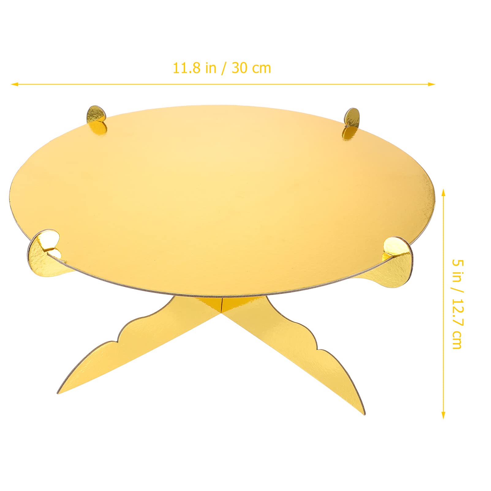 2pcs Paper Cake Stand Round Cake Tiered Cake Stand Paper Afternoon Tea Stand Ferris Wheel Cupcake Holder Cake Tray Cupcake Display Stand Snack Candy Stand Pastry Dessert