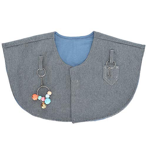 Parrots Diaper Shawl, Stand Shoulder Cape, 19.3x12.2in Anti-Scratch Shoulder Protector, for Pet Shop Employees Bird & Parrot Lovers