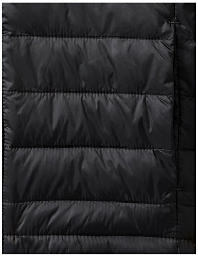 Amazon Essentials Boys' Lightweight Water-Resistant Packable Hooded Puffer Coat, Black, Large