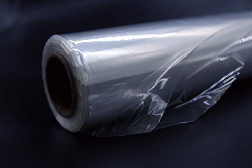 iLovepaper Clear Cellophane Wrap Roll 33''x115Ft, 3 Mil Thick Clear Cellophane Wrapping Paper|Christmas Wrap Roll|Cellophane Roll | Cellophane Wrap for Christmas Halloween Gifts, Baskets, Flowers