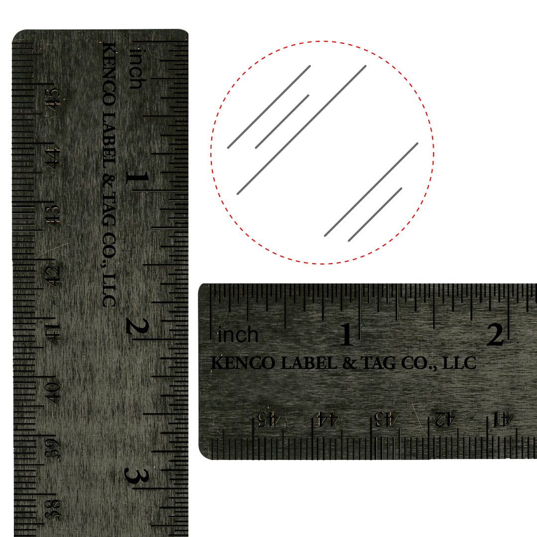 Clear Wafer Package Seals 1.5" Circle Tab Sticker Labels by Kenco (1 Pack (1,000)