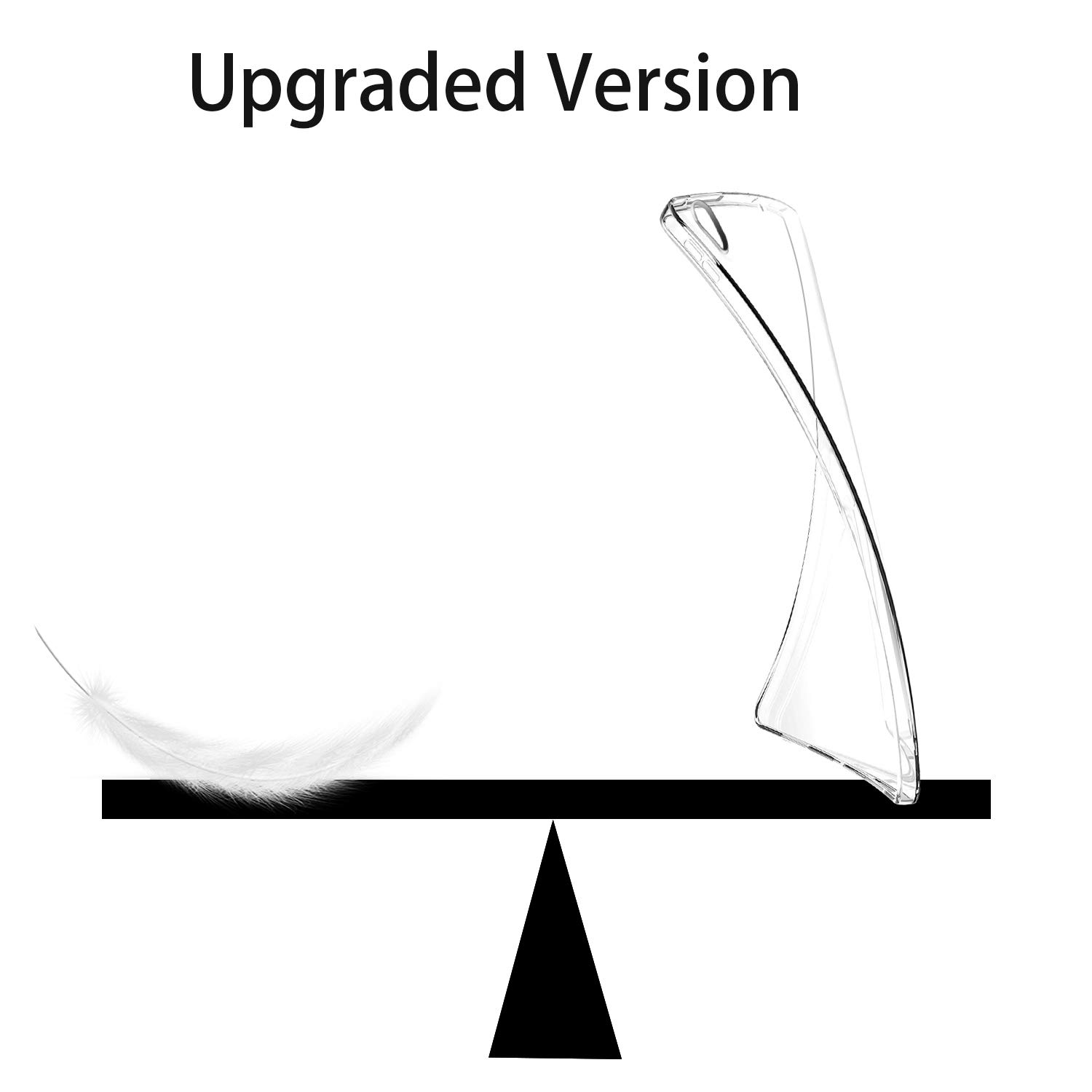 HBorna Clear Case for 10.9" iPad Air 5th Generation 2022 / iPad Air 4th Generation 2020, Support Apple Pencil 2nd Gen Charging, Slim Lightweight Silicon Back Cover