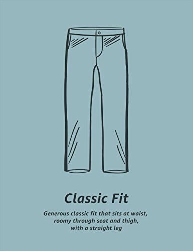 Amazon Essentials Men's Classic-Fit Wrinkle-Resistant Flat-Front Chino Pant (Available in Big & Tall), Black, 32W x 32L