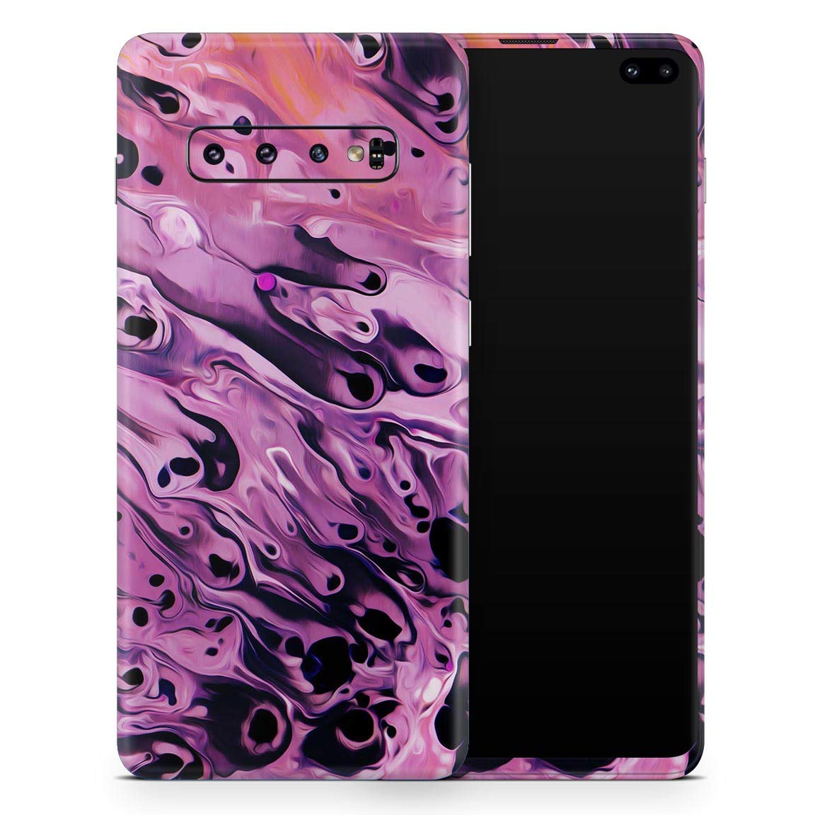 DesignSkinz Blurred Abstract Flow V51 Protective Vinyl Decal Wrap Skin Cover Compatible with The Samsung Galaxy S20 (Screen Trim & Back Glass Skin)