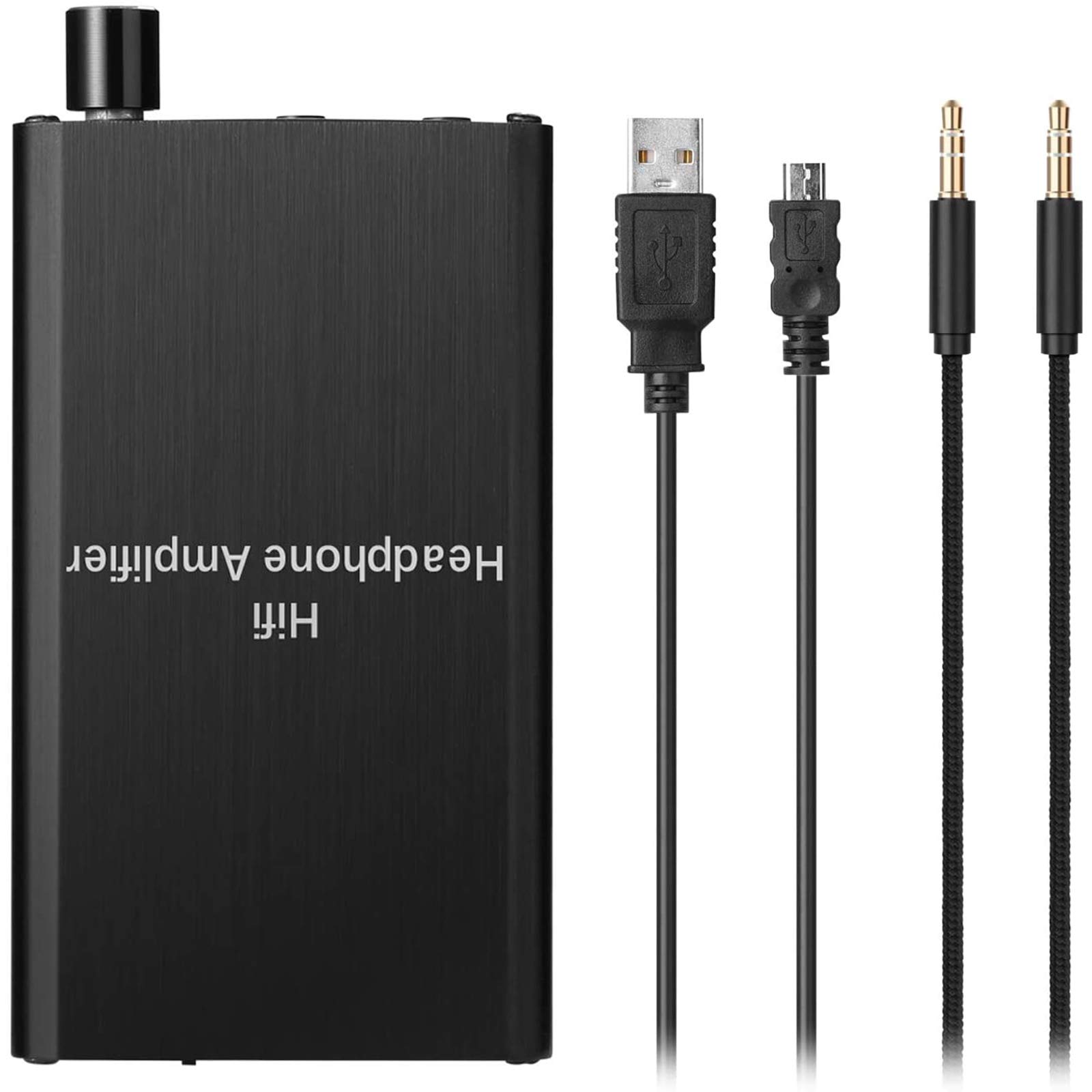 Headphone Amplifier, Portable HiFi Headphone Amp 3.5mm Stereo Audio Gain Switch Support Impedance 16-300Ω Headset for MP3/MP4 /Phones/Digital Players/Computers/Xbox one,PS4,PS5 Controller