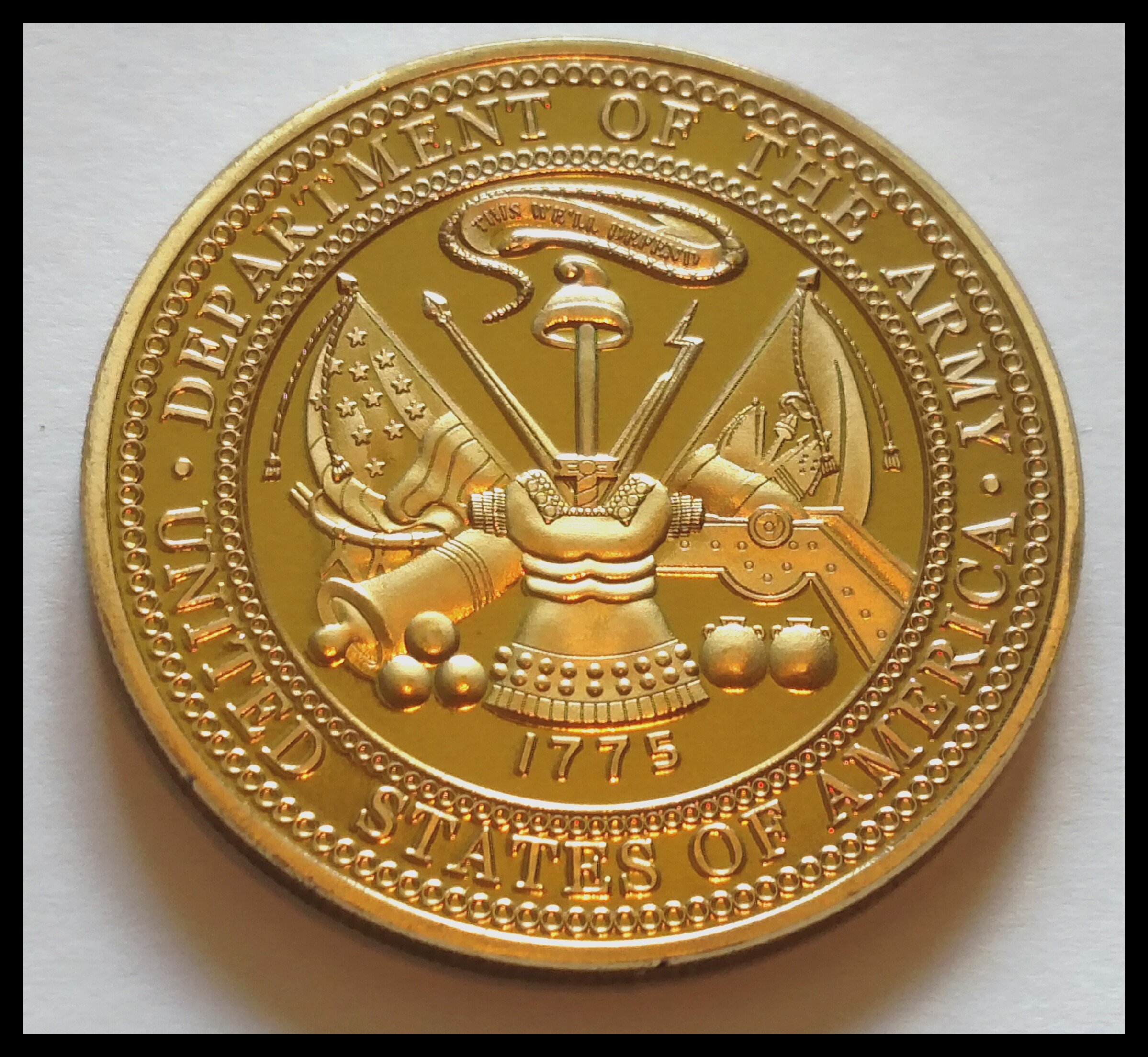 Army Air Assault Military Challenge Art Coin
