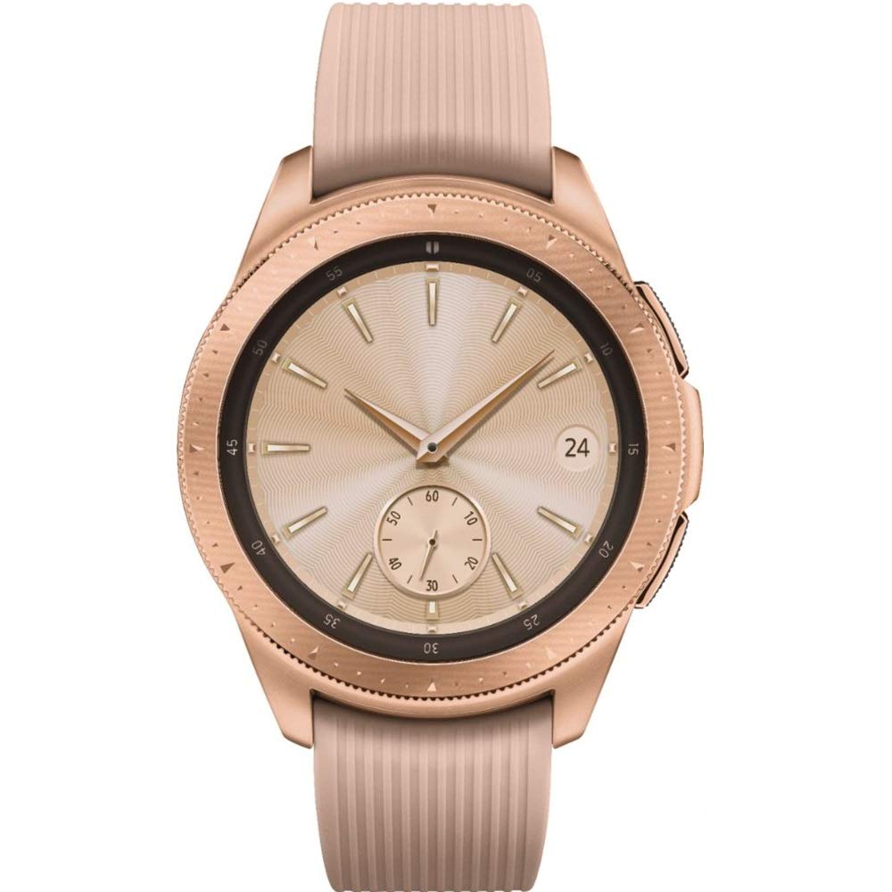Samsung Galaxy Watch (42mm) Smartwatch (Bluetooth) Android/iOS Compatible -SM-R810 (Rose Gold)