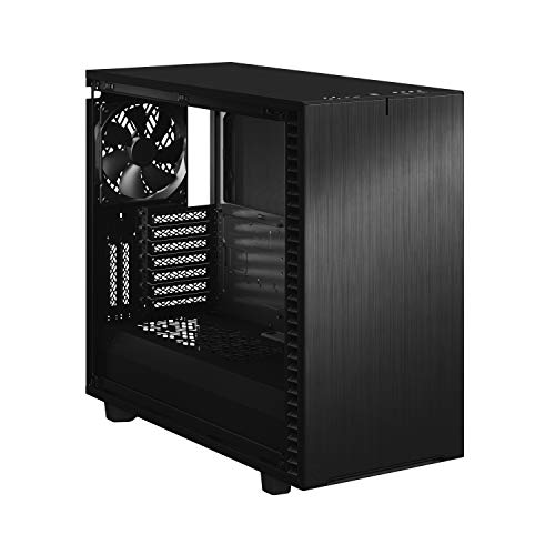 Fractal Design Define 7 Black Brushed Aluminum/Steel E-ATX Silent Modular Dark Tempered Glass Window Mid Tower Computer Case