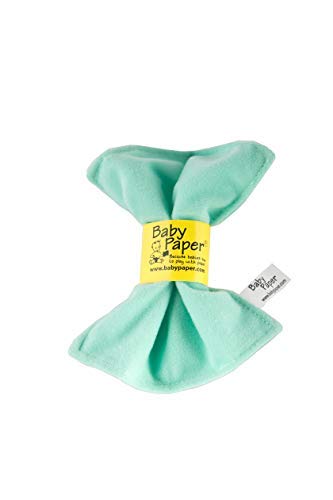 Baby Paper Original Crinkle Sensory Toy | Triangle, Yellow, Blue 3-Pack | Bright Colors, Washable, and Non-Toxic Crinkle Paper for Babies | Perfect Bow Gift Topper Reusable as a Crinkle Toy