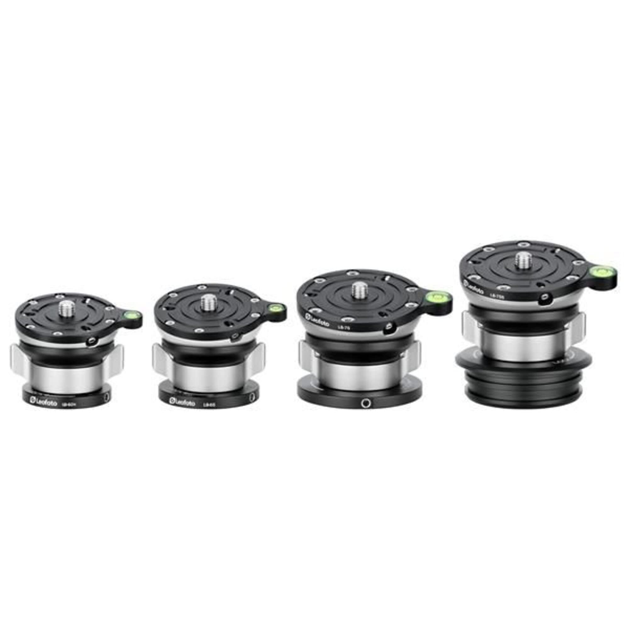 Leofoto LB-65 65mm Leveling Base for Tripod w Butterfly Lock Collar 40lb Max Load +/-15° Tilt