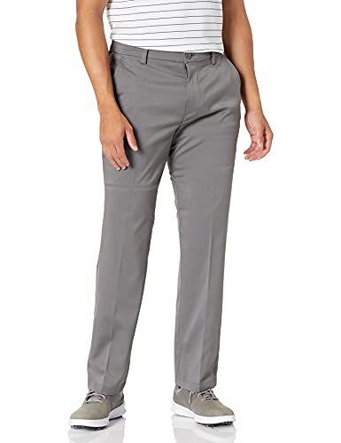 Amazon Essentials Men's Classic-Fit Stretch Golf Pant (Available in Big & Tall), Grey, 36W x 34L