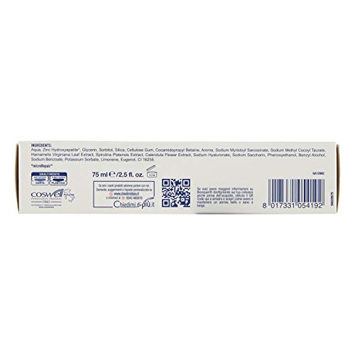 Biorepair:"Protezione Gengive" (Gum Protection) Toothpaste with microRepair, New Formula - 2.5 Fluid Ounce (75ml) Tube [ Italian Import ]