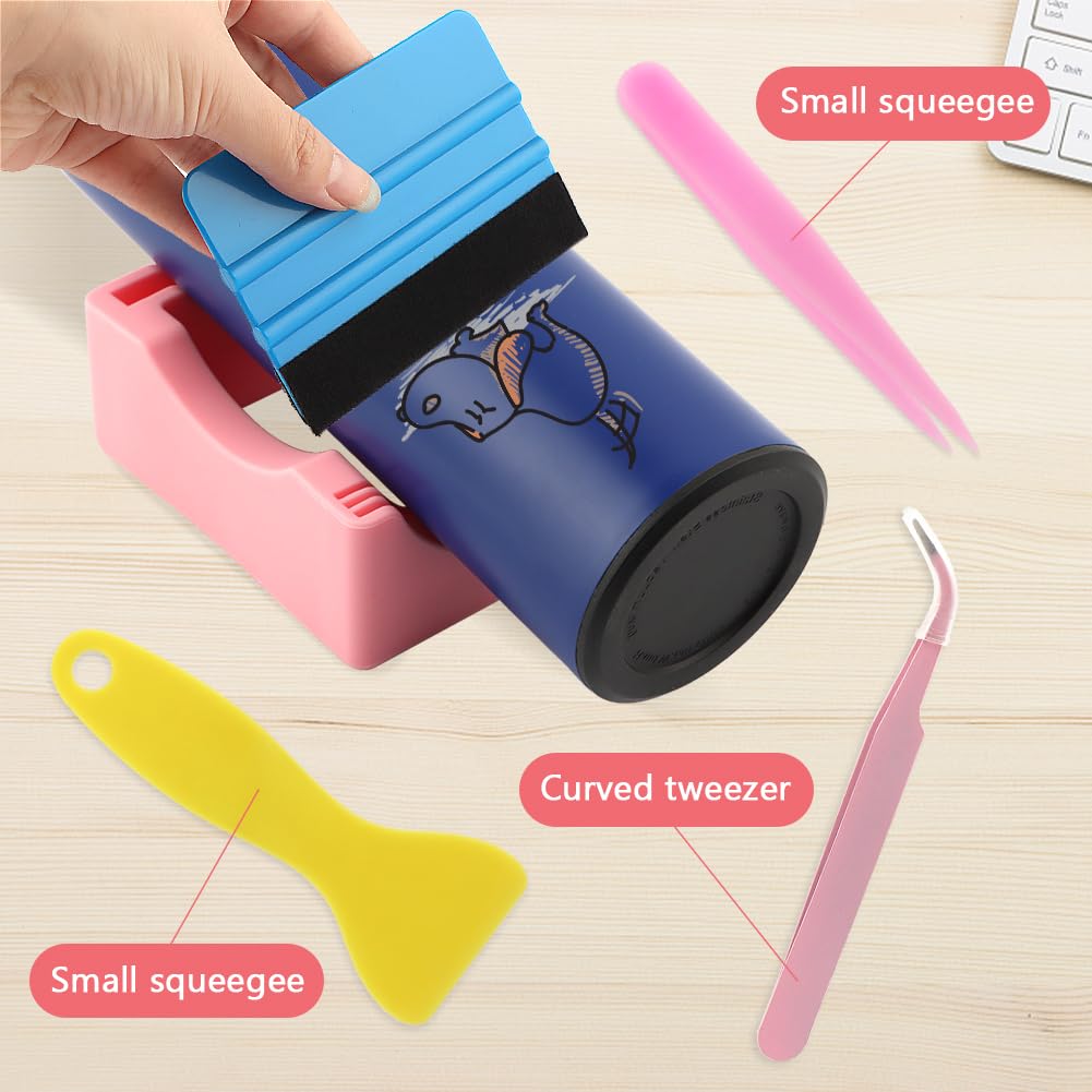 5pcs Cup Cradle for Tumbler, Silicone Hand Cup Holder, Cuptisserie Storage Accessory Base Waterproof and Non-Slip, for Glass, Bottles, Mugs