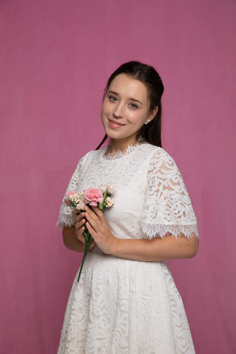 Kate 6ft×9ft Solid Pink Backdrop Portrait Background for Photography Studio