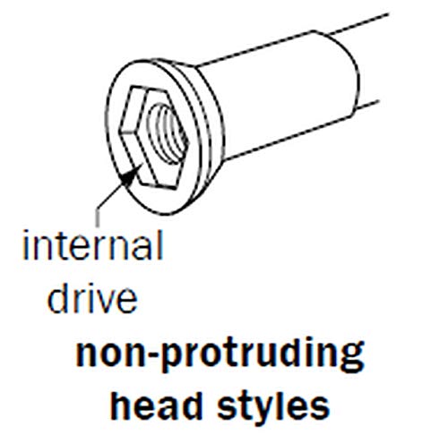 Female Panelmate Screw Anchors - Bag of 25 Anchors 1/4 x 2-5/8"