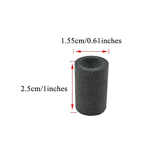 Acoeitl Dart Sharpeners Grinding Stone Burrs Remover Restore Form Reduce Backlash Smooth End Maintain Surface Finish for Steel Tip Point Dart Blowgun Blunt Head Leather Hole Punch Jewelry 4Pcs