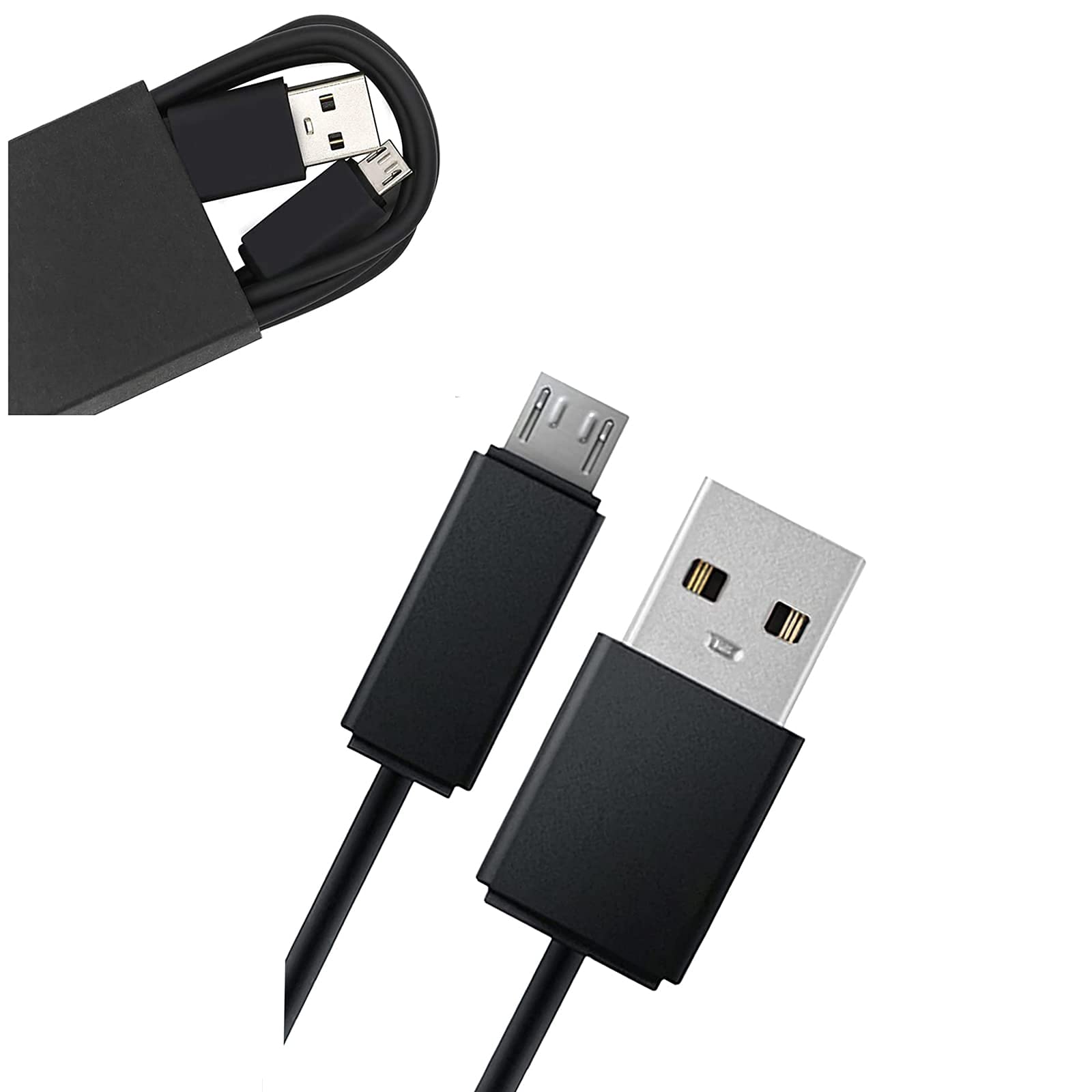 Aquelo Replacement Micro USB Charger Cable Cord Compatible with Beats Studio 3 Studio 2 Solo 3 Solo 2 Powerbeats 2 Powerbeats 3 Wireless Headphones Earphones (Black)