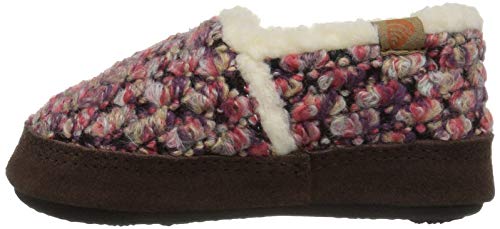 Acorn Unisex-Child L'il Jam Moc Slipper, Raspberry, 3-4 Big Kid