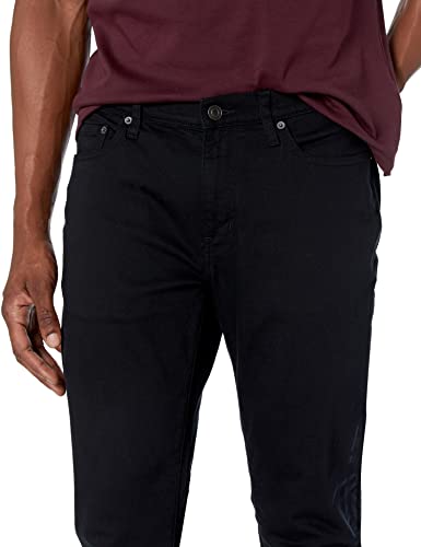 Amazon Essentials Men's Skinny-Fit Stretch Jean, Black, 35W x 32L