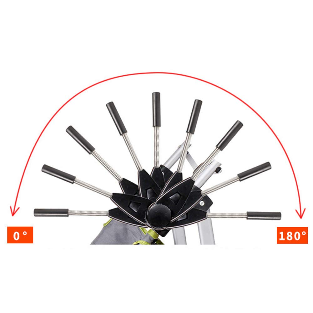 PXRJE Baby Stroller Umbrella,Baby Stroller Parasol, with Umbrella Clip Fixing Device,Detachable Baby Stroller Umbrella Sun Shade, Adjustable and Flexible arm,360 Degree UV Protection(Black)