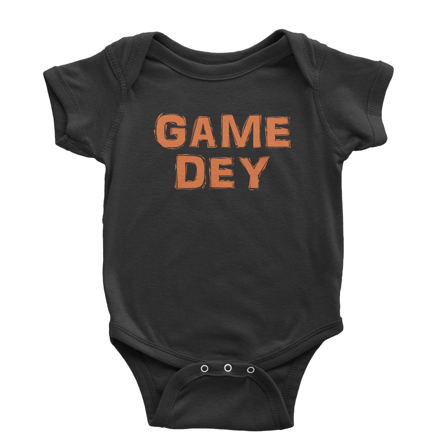 Expression Tees One-Piece Game Dey Cincinnati Football 6 months Black Romper