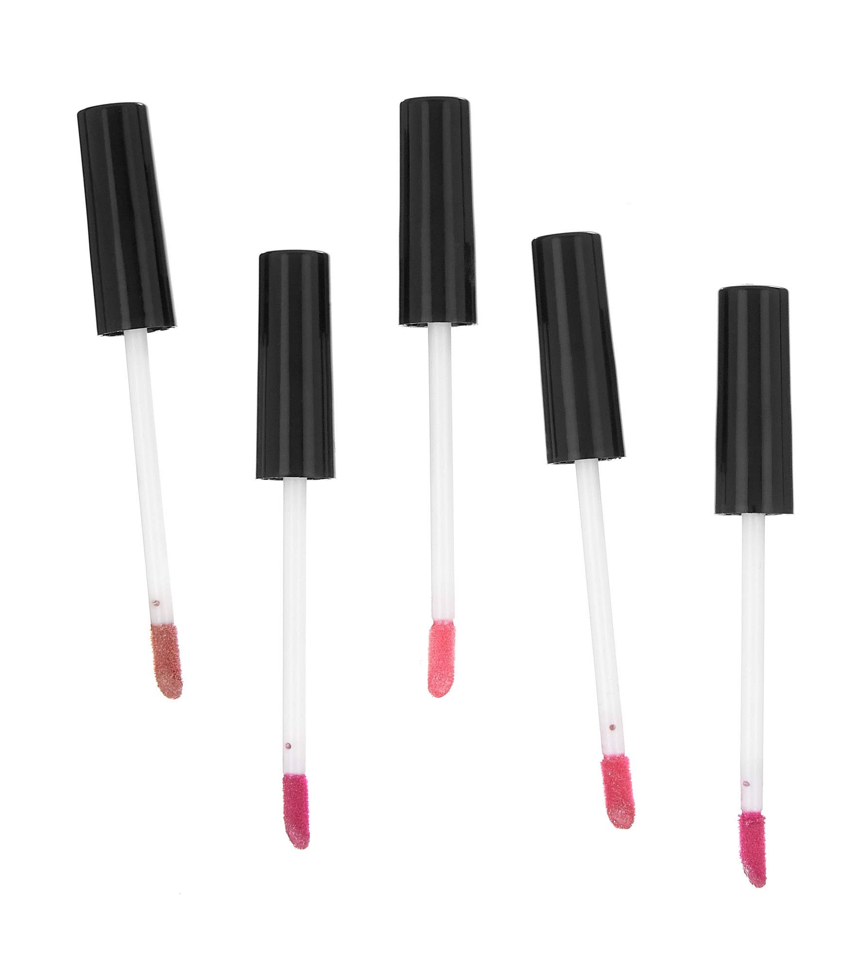 COLORCO Expressions by Almar LUXE NUDES Luxurious Lip Gloss Collection - Set of 5 Lip Glosses Metallic Finish