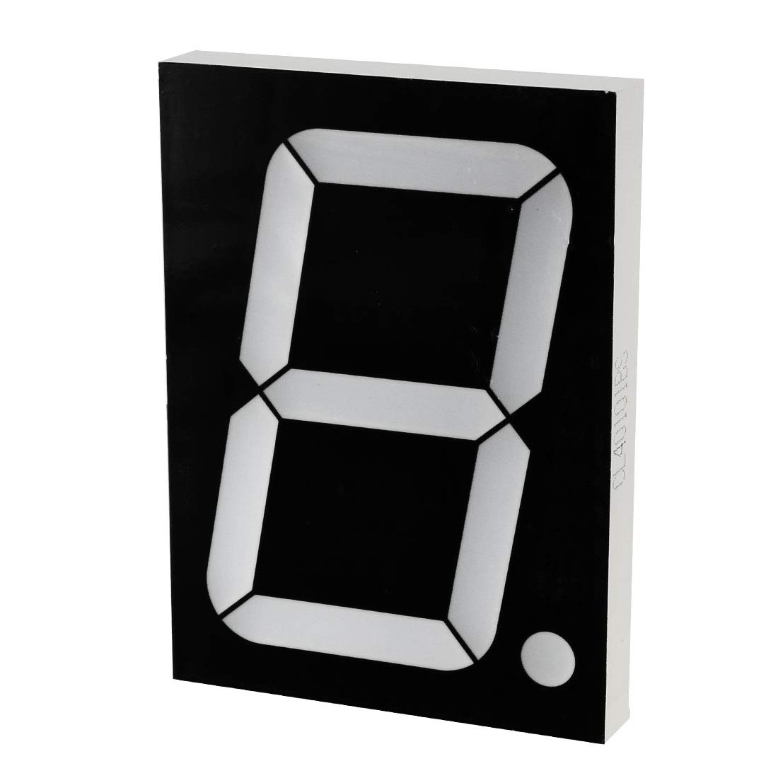 uxcell Common Anode 10 Pin 1 Bit 7 Segment Display 4.8 x 3.54 x 0.59 Inch 4" Red LED Display Digital Tube