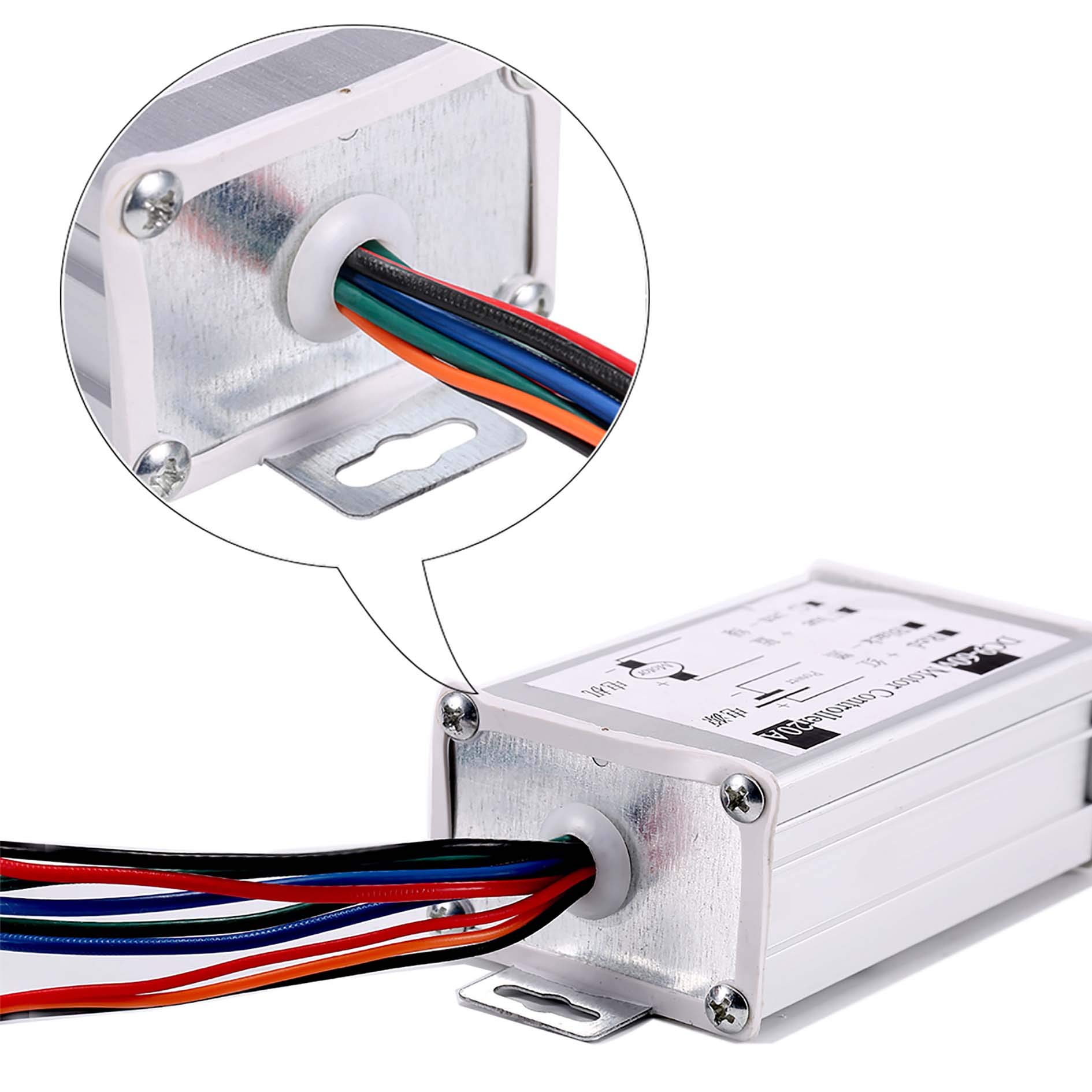 DC Motor Speed Controller,Brush Motor Driver Controls Module DC 9V-60V 12V 24V 36V 48V 60V Motor Pulse Width Modulator Regulator 20A 1200W PWM Monitor Dimmer Governor with Switch & Knob +1