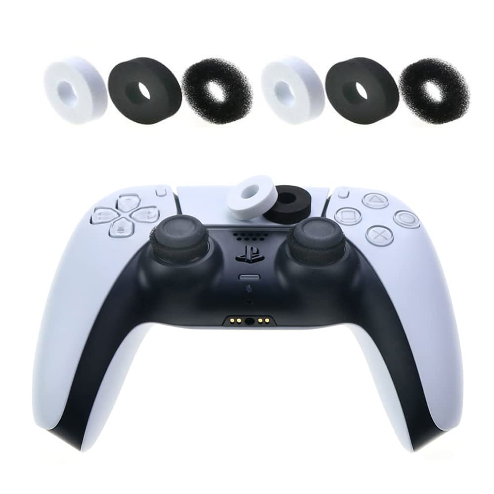 2 Sets FPS Aim Assist Thumb Stick Rings for PS5 Controller Improve Accuracy / Hard Soft Easy Precise Ring