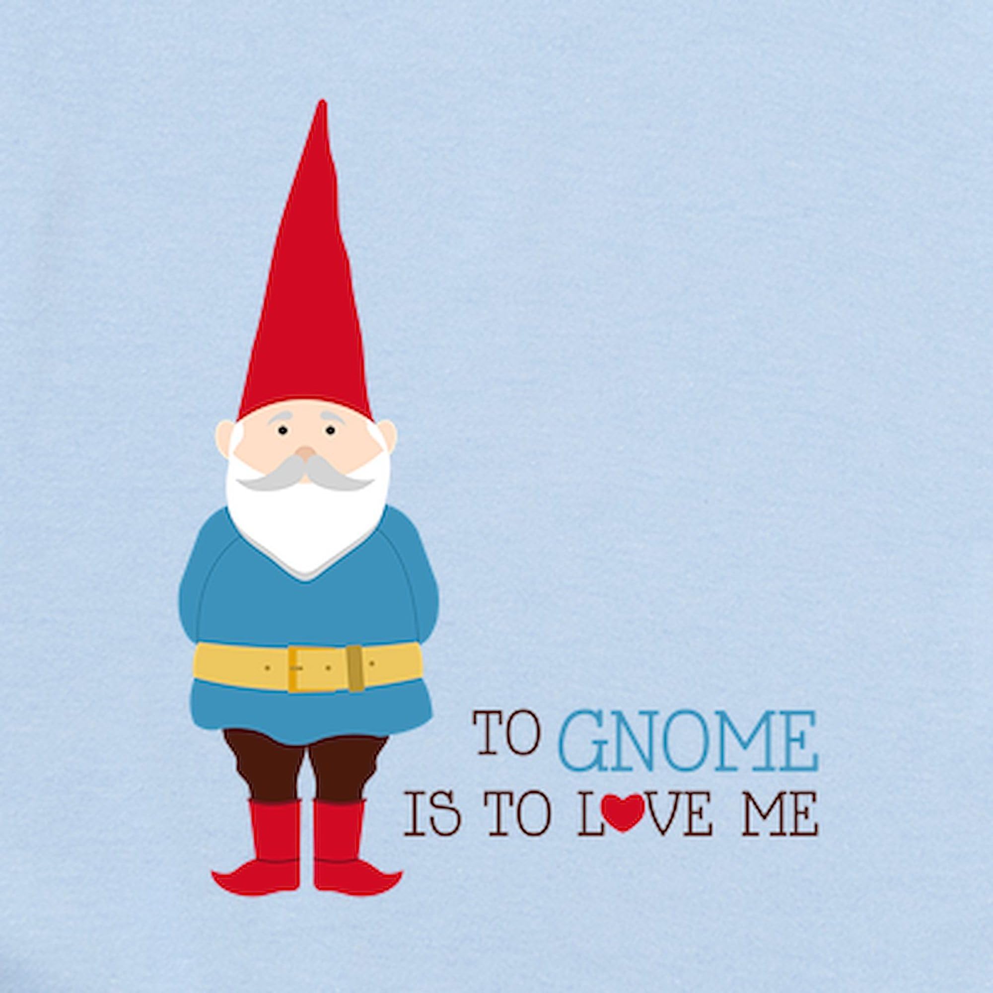 CafePress to Gnome is to Love Me Body Suit Cute Infant Bodysuit Baby Romper Sky Blue