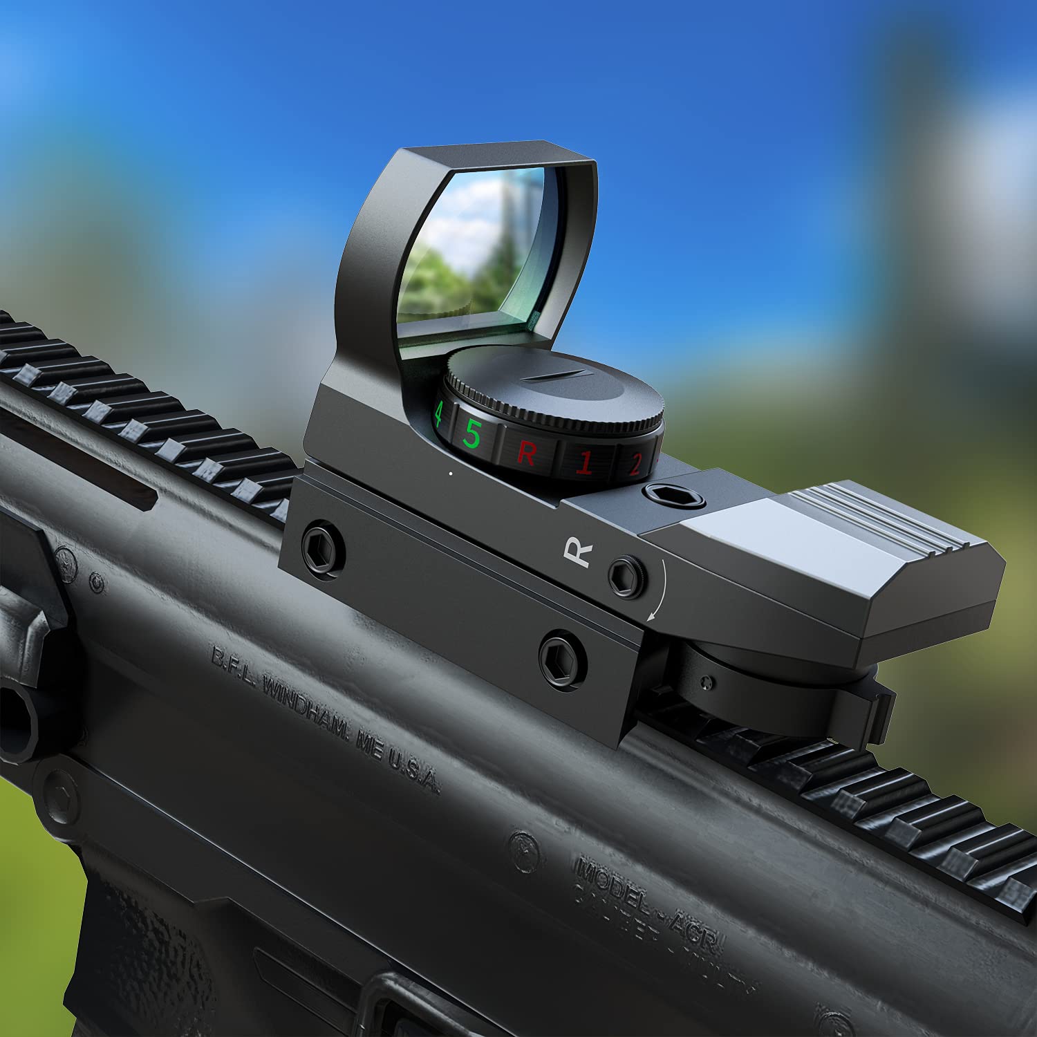 20mm Rail Riflescope Hunting Optics Holographic Red Dot Sight Reflex 4 Reticle Tactical Scope Collimator Sight
