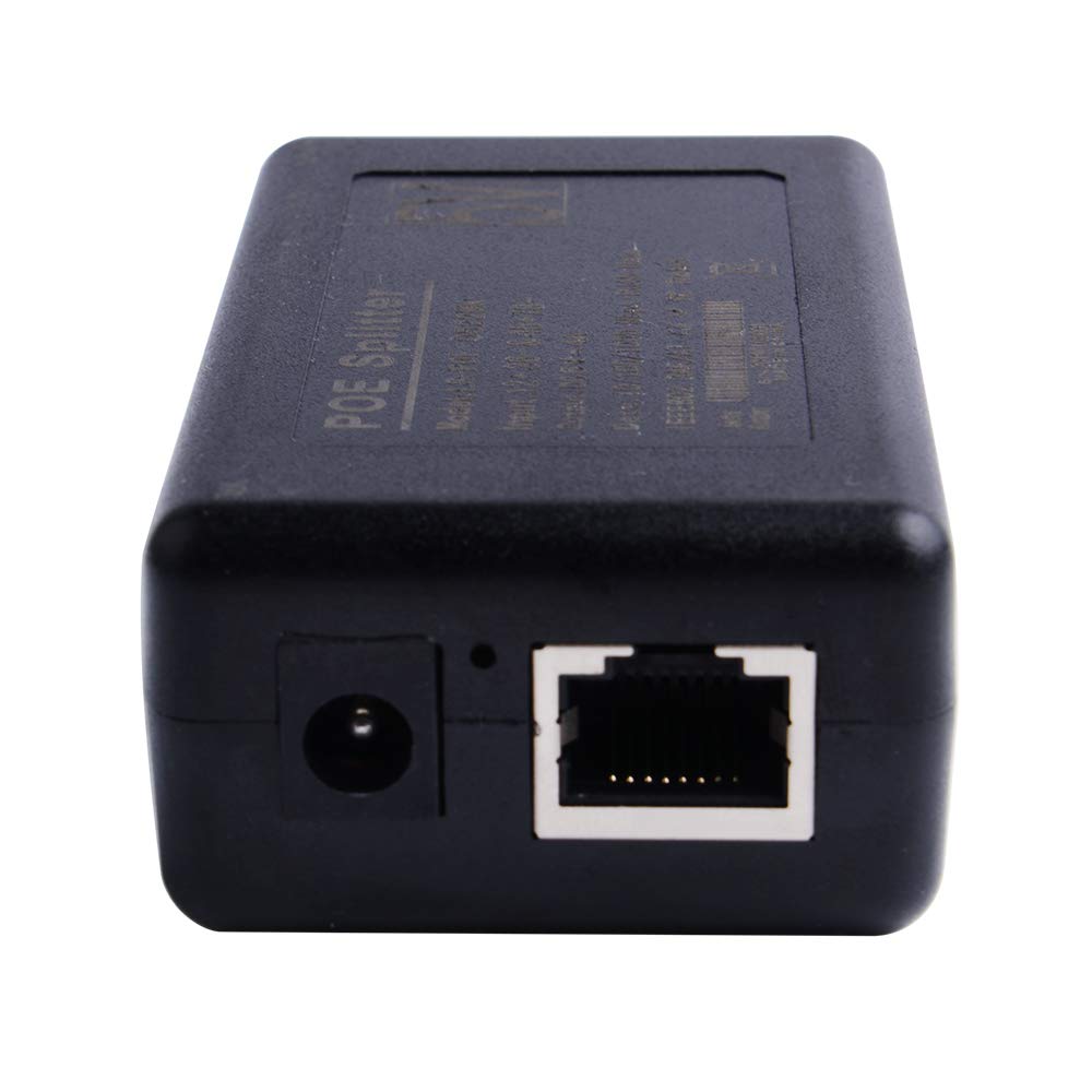 GeeekPi USB-C PoE Splitter Gigabit, PoE to USB-C 5V 4A Power Supply 48V to 5V IEEE802.3af Power Over Ethernet to USB Type-C Adapter for Raspberry Pi 4B/3B+/3B, Tablets, Dropcam