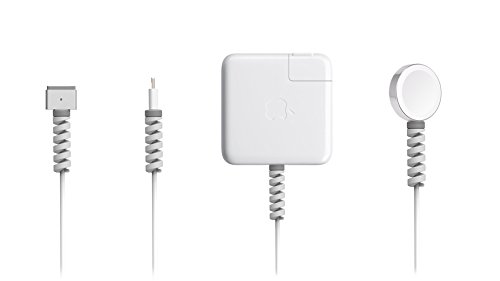Leadtrend Charger Cable Saver Protector - Snug Fit for All Cell Phones, Computers, and Chargers. Compatible with All Apple & Android Wires - Easy Use Protect Your Investment. ((Grey/Green)