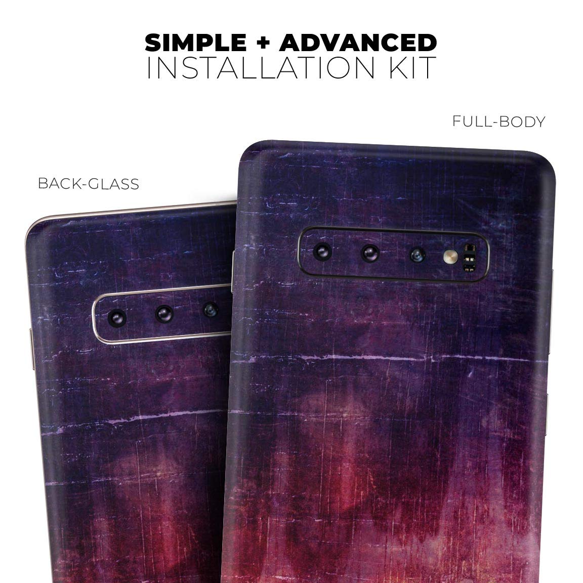 DesignSkinz Abstract Fire & Ice V6 Protective Vinyl Decal Wrap Skin Cover Compatible with The Samsung Galaxy S20 (Screen Trim & Back Glass Skin)