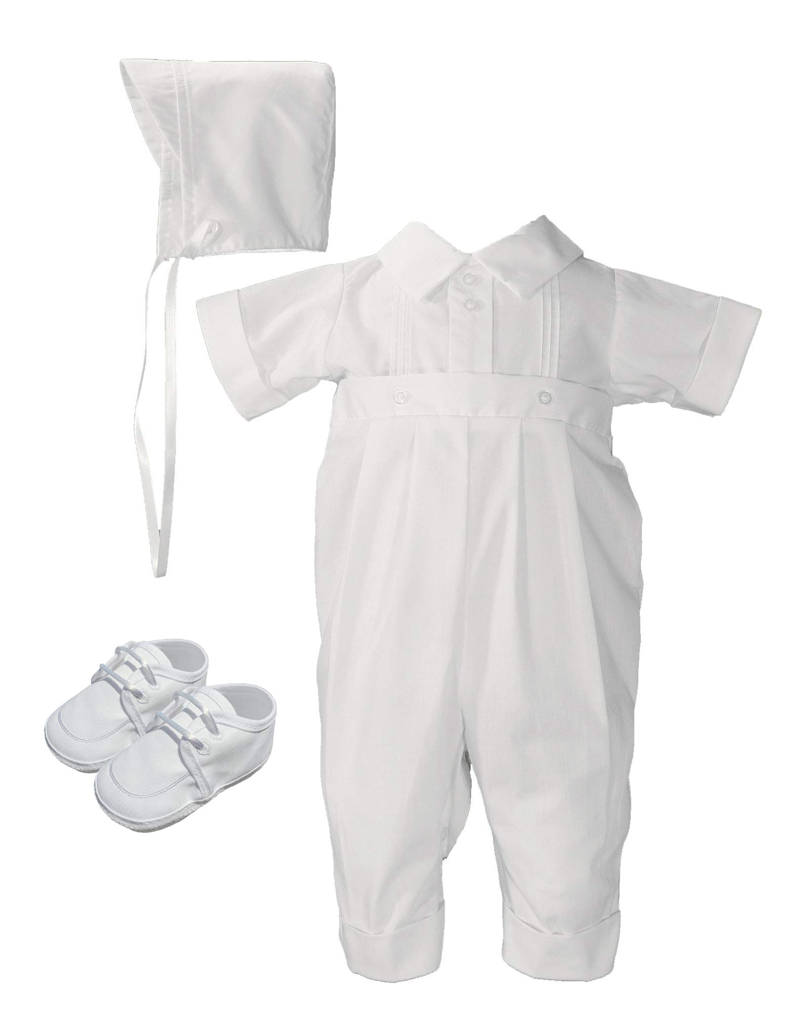 Little Things Mean A Lot Polycotton One Piece with Pin Tucking - WH NB + 5GBBAS00