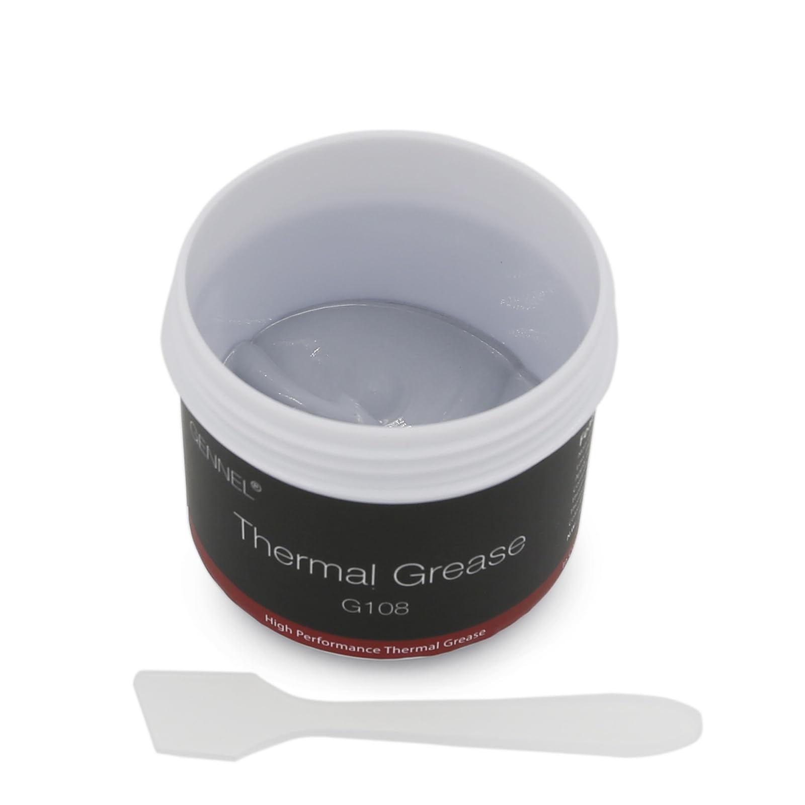GENNEL G108 100g High Performance Thermal Paste, CPU Heatsink Paste, Thermal Compound, Carbon Based Thermal Conductive Grease for CPU Processor Coolers GPU IC LED Chipset Ovens PS4 PS5 Xbox