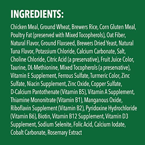 FELINE GREENIES Adult Dental Cat Treats, Tempting Tuna Flavor, 9.75 oz. Tub