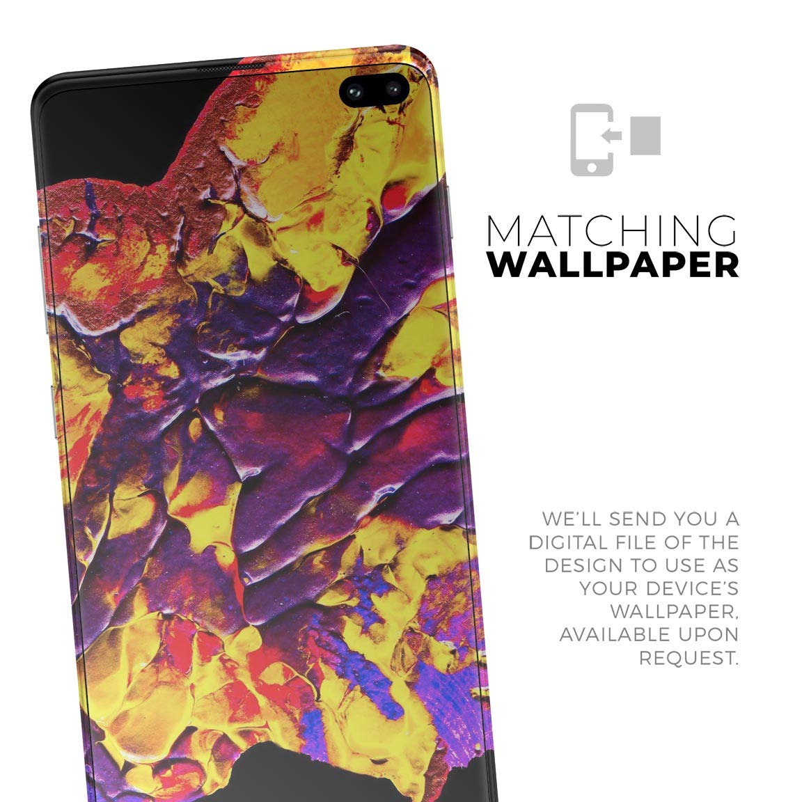 DesignSkinz Liquid Abstract Paint V32 Protective Vinyl Decal Wrap Skin Cover Compatible with The Samsung Galaxy S20 (Screen Trim & Back Glass Skin)